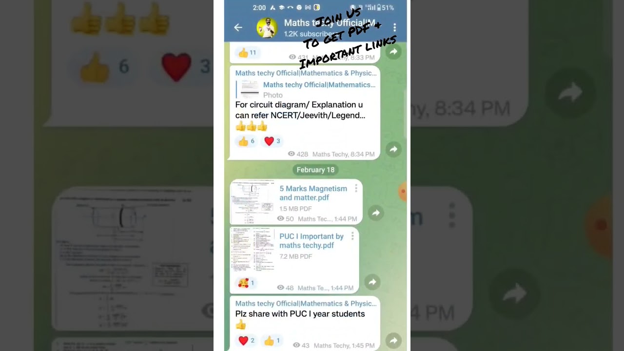 PUC I & II year PCMB important PDF notes and links to score more in examination 2023|PUC Board exam