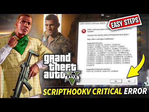 How to Fix ScriptHookV Critical Error in GTA 5 | Latest Working Solution (2025)