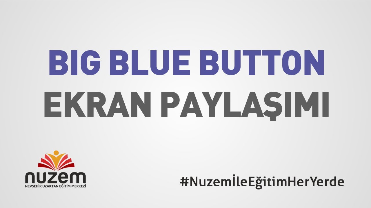 BigBlueButton Ekran Paylaşımı