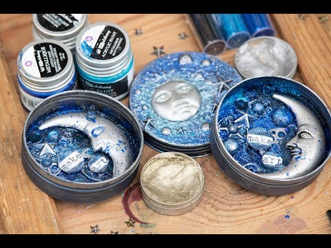 Mixed Media Minutes with Finnabair - Altered Tin Shadowbox