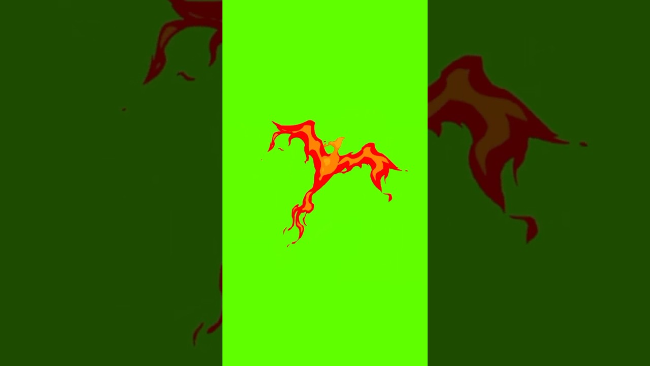 Green Screen Dynamic Fire Elements + (Free Template) #greenscreen #capcutedit #motiongraphics