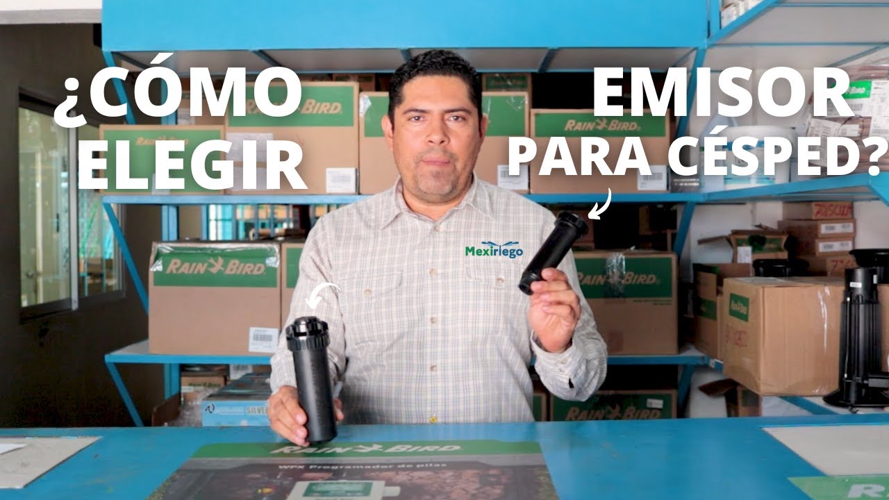 CÉSPED: ELIGE EL MEJOR EMISOR DE RIEGO