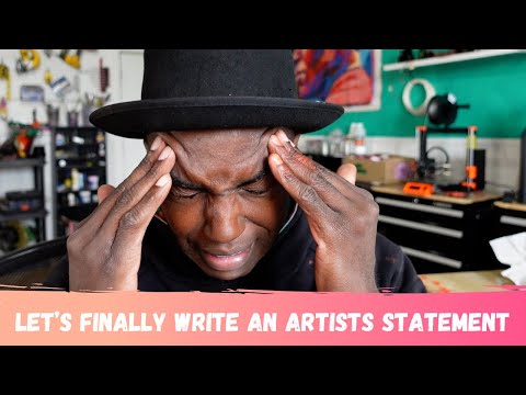 How to write an Artist Statement