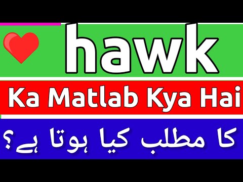 Hawk Meaning In Urdu | Hawk Ka Matlab Kya Hota Hai | Hawk Ka Matlab | Hawk Ka Meaning Kya Hai