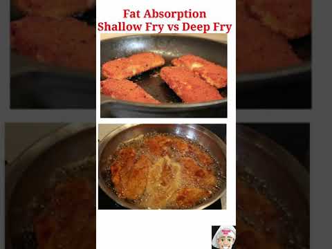 DEEP FRY or SHALLOW FRY Which is Healthy | Which absorbs more oil ?