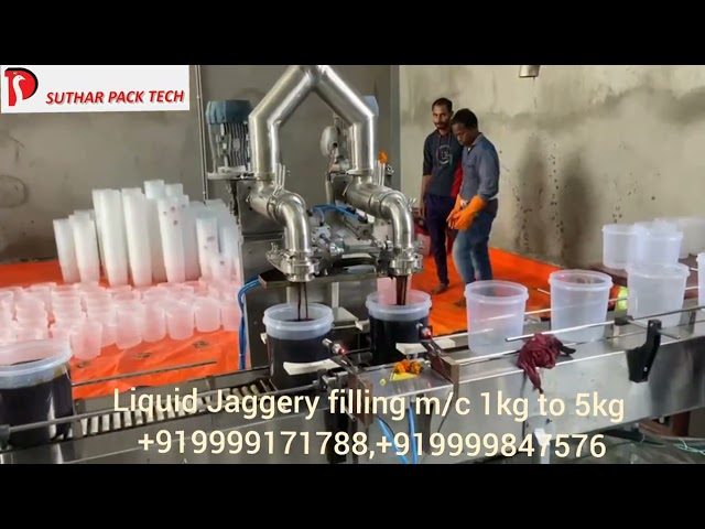 Automatic Liquid Filling Machine - Liquid Jaggery Filling Machine ...