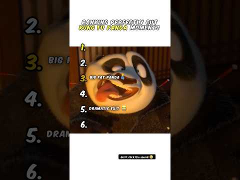 Ranking Kung Fu Panda Moments 😭