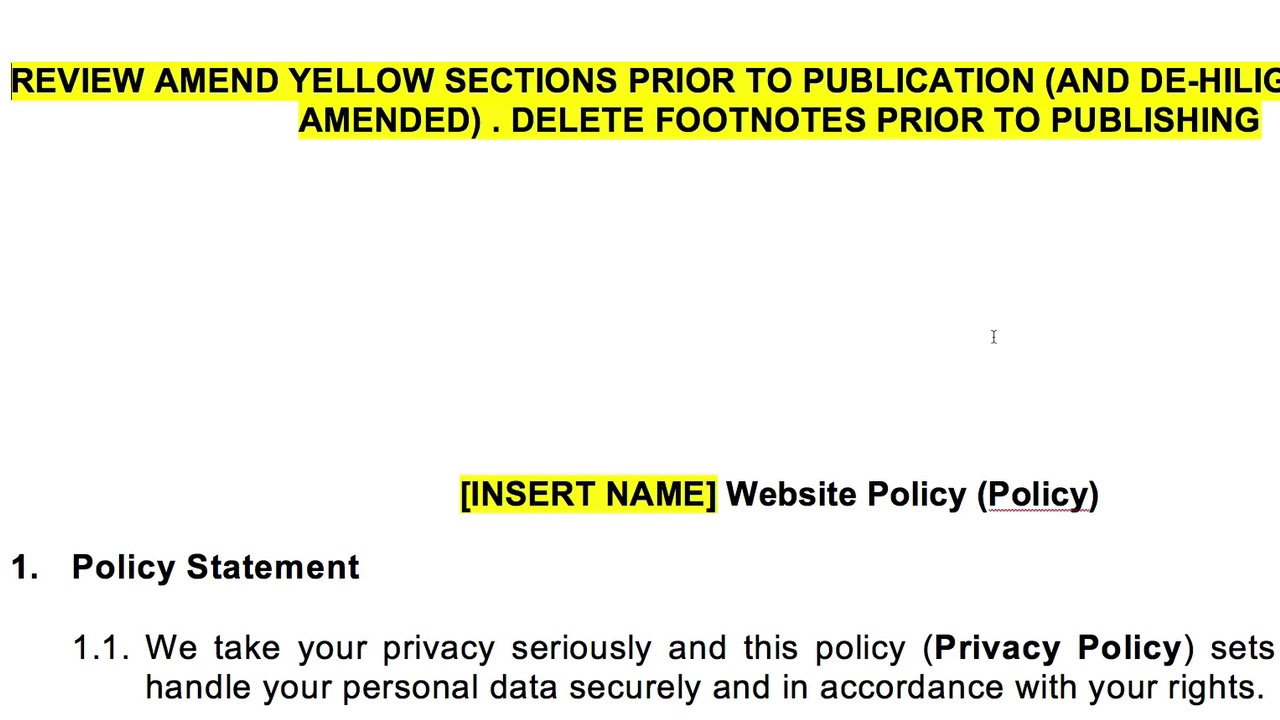 DATATHENA - Privacy Policy (template)
