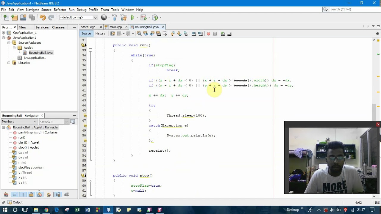 Applet animation in JAVA