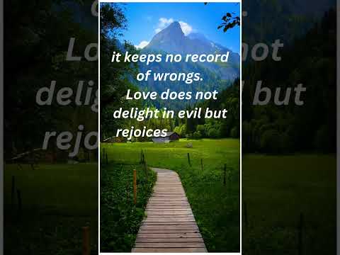What is love | Love in Bible | 1 Corinthians 13:4-7 #BibleVerses #todayverse