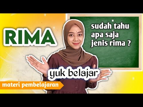 Jenis-Jenis Rima Puisi