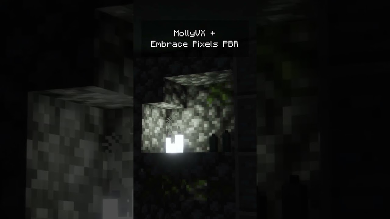 Using a PBR texture pack with shaders can look amazing! #minecraft #shaders #cinematic #texturepack
