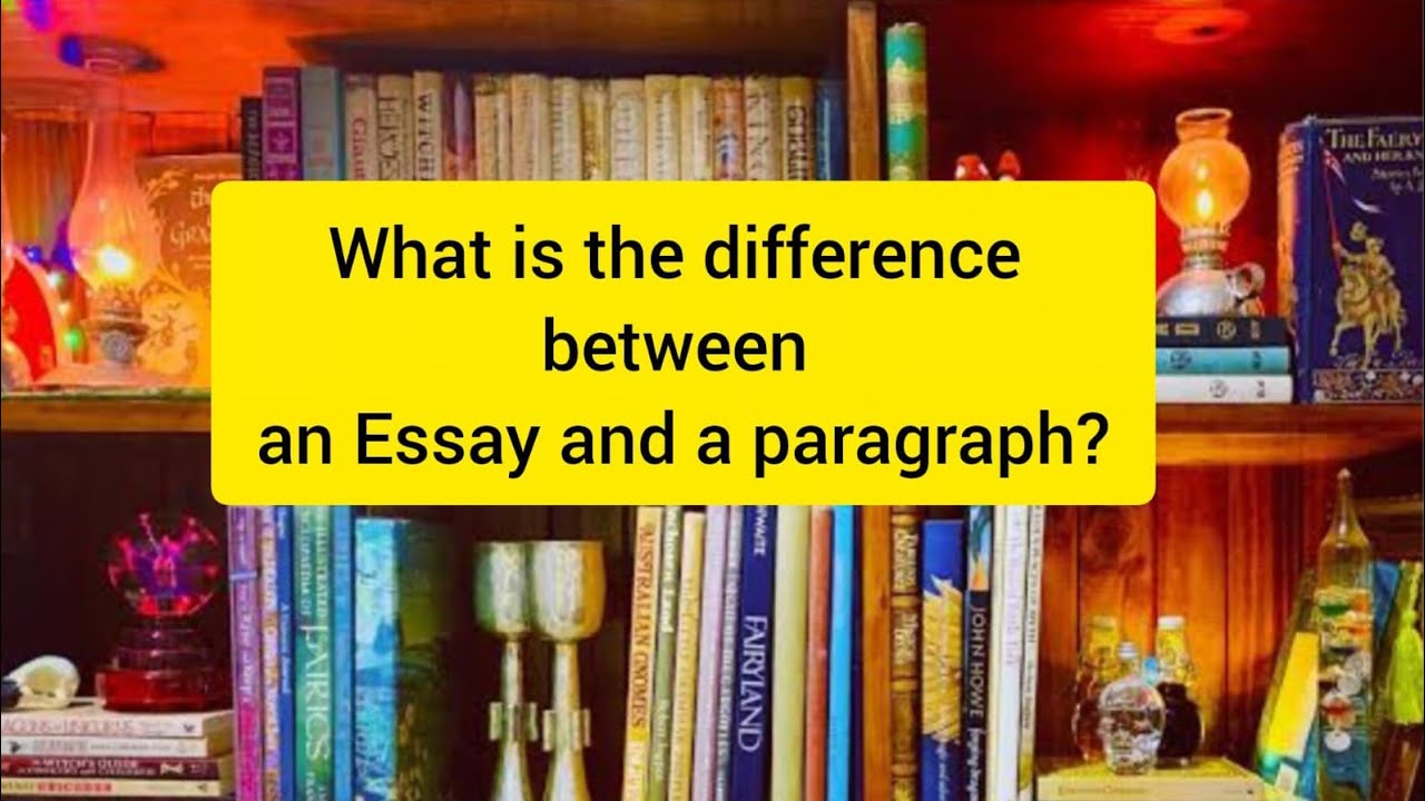 What is the difference between an essay and a paragraph?#uog #essay #paragraph 
