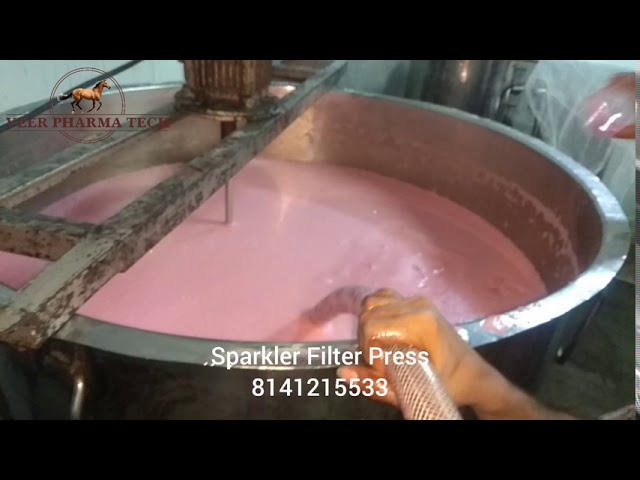 Sparkler Filter Press - SS Zero Hold Up Sparkler Filter Press ...