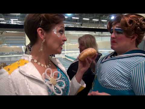 Behind the scenes outtake 4 at Peter Pan launch at Derby Arena