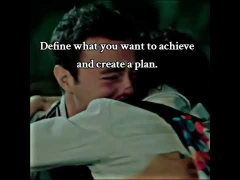 Define what you want to achieve and create a plan.