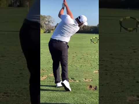 Jon Rahm Iron Swing Slow Motion