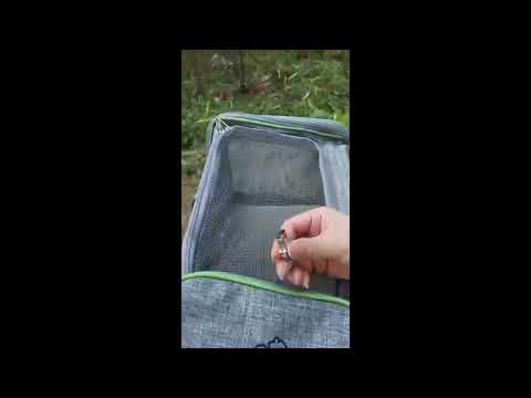 The details of Gray Pet Carrier, Airline Approved Cat & Dog Carrier