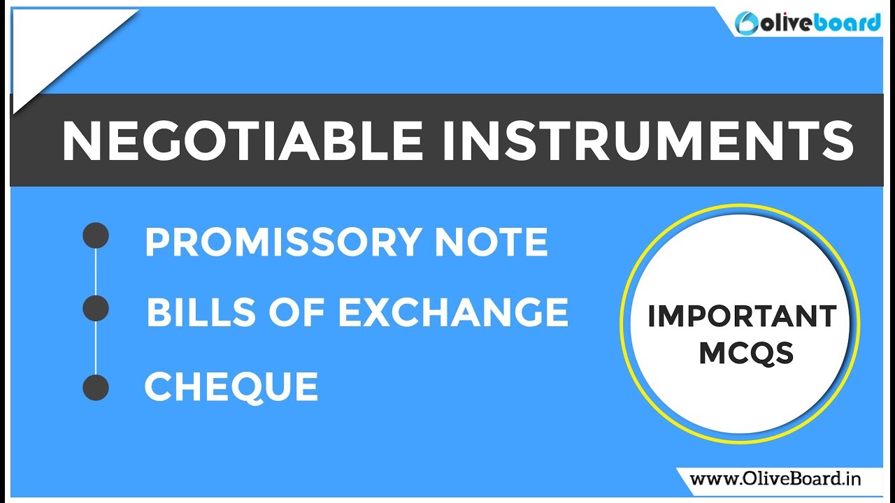 [MUST WATCH] Negotiable Instruments | Banking Awareness | IBPS PO | IBPS RRB
