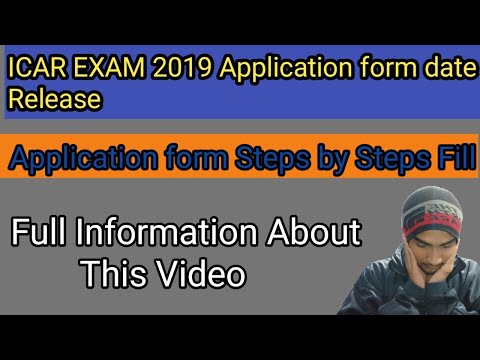 ICAR (AIEEA) Form 2019 |application for steps by steps Fill