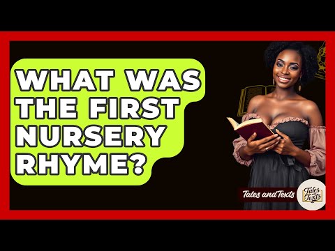 What Was The First Nursery Rhyme? - Tales And Texts