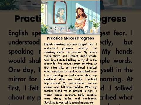 Practice Makes Progress #shorts #english #englishmerl #englishreading #englishgrammar #education