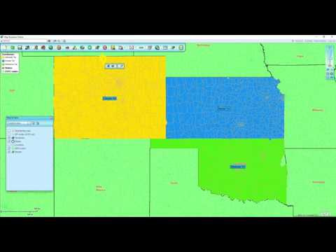 Converting County Territories to Zip Code Territories using Map Business Online