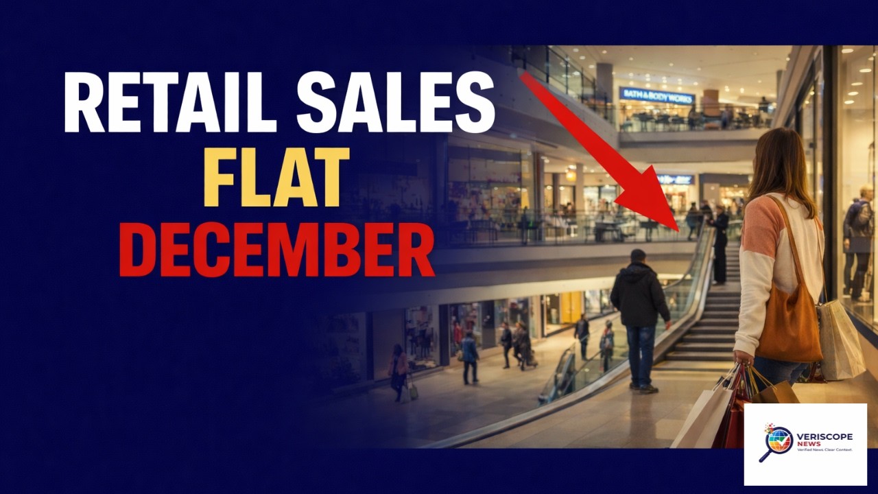 U.S. Retail Sales Flat in December as Consumer Spending Slows