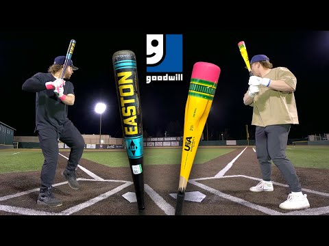 Thrift Store Baseball Bat Challenge | Baseball Bat Bros