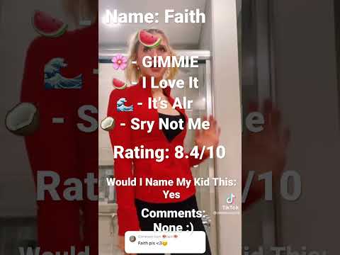 Faith ~ 🥥🌊🍉🤍🌴⚡️ #aesthetic #recommended #names #faith
