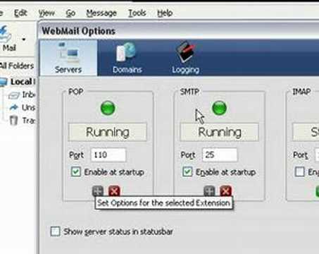 Setting up WebMail on Thunderbird