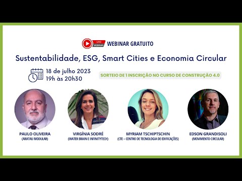 Movimento Circular - Debate: Sustentabilidade, ESG, Smart Cities e ...