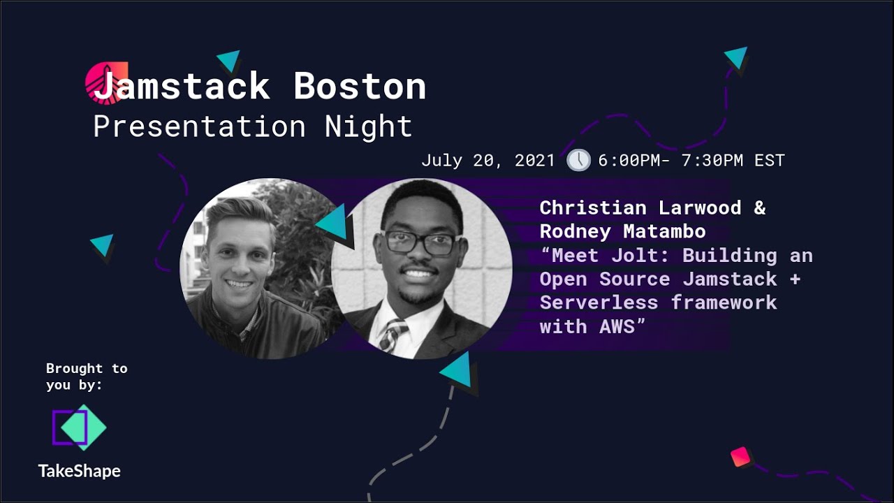 Jolt: an Open Source Serverless framework for JAMstack on AWS