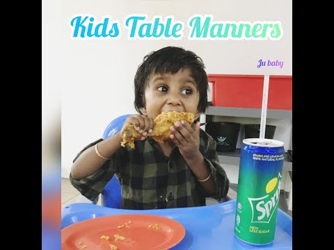 kids Table manners and Dining etiquette Tamil || Table manners and Dining etiquette English