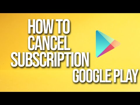 How To Cancel Subscription Google Play Tutorial