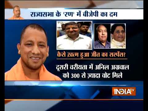 BJP wins 9 out of 10 UP Rajya Sabha seats