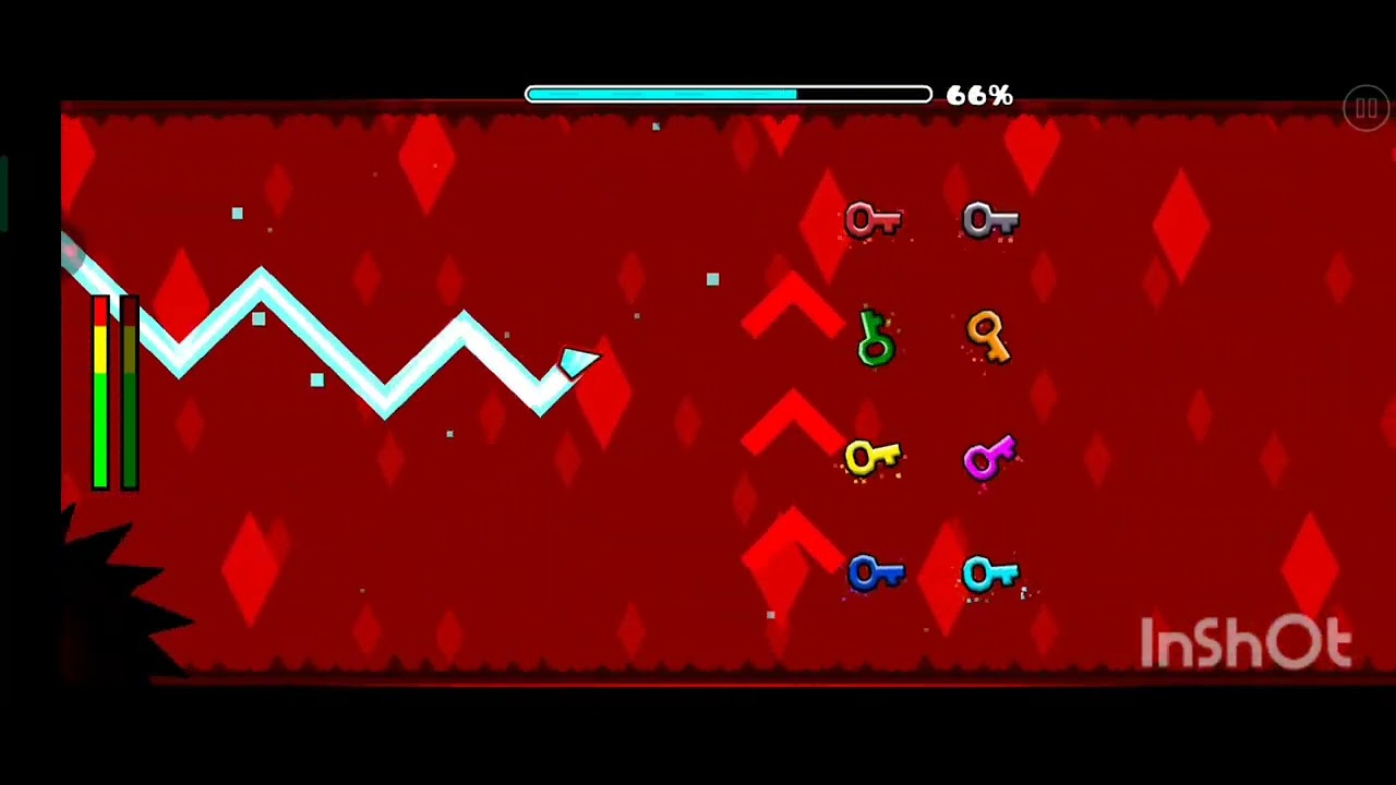 Geometry dash online level (Limbo but easy key part) Android gameplay