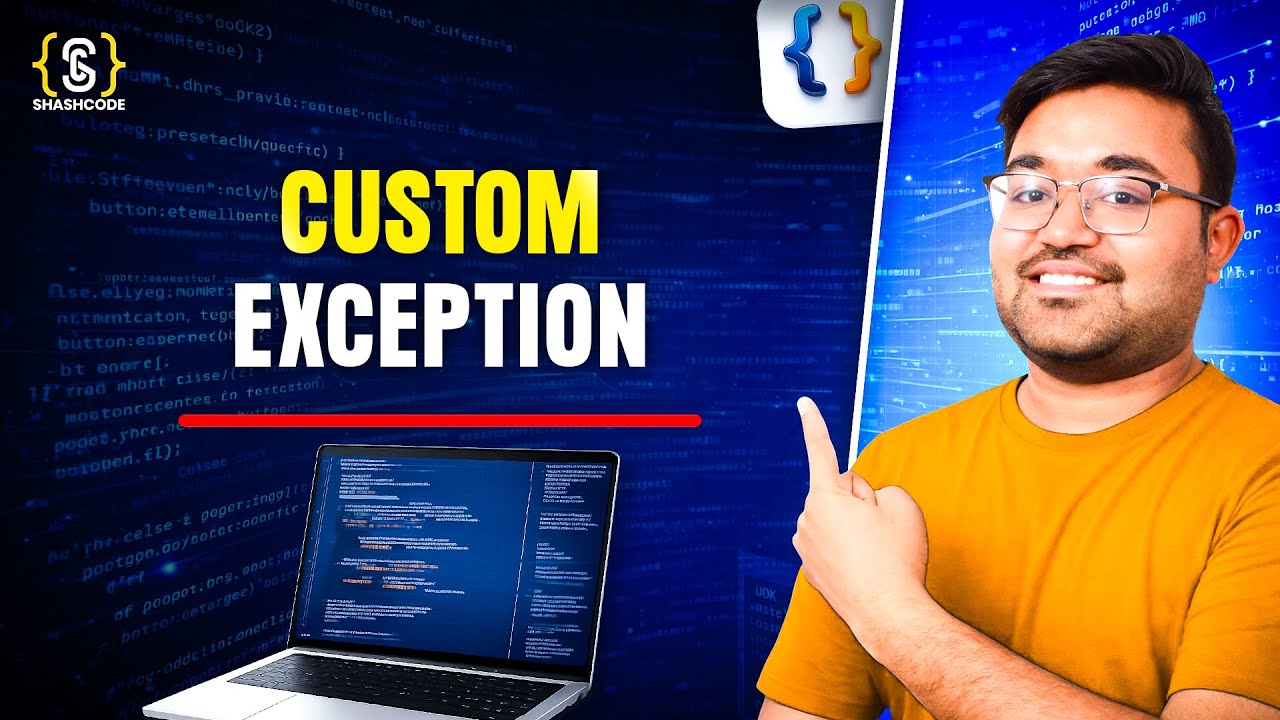 Custom Exception in Java | User Defined Exceptions | Exception vs RuntimeException
