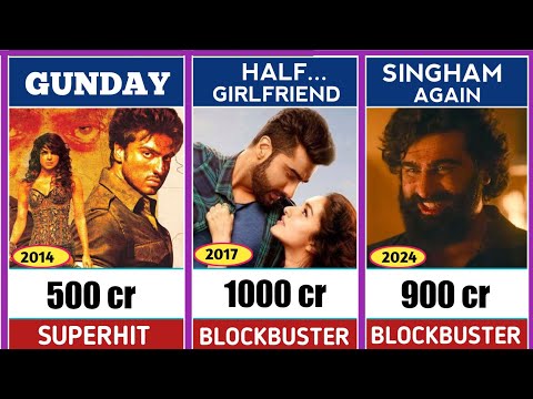 Arjun Kapoor Hit And Flop All Movie List ll Arjun Kapoor all Movie list