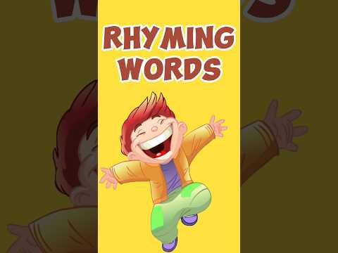 Rhyming words || English learning || Five words #learningvideos #english #rhyming