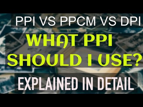 PIXEL PER INCH(PPI) VS PIXEL PER CENTIMETERS(PPCM)VS DOTS PER INCH(DPI), WHAT PPI SHOULD I USE?
