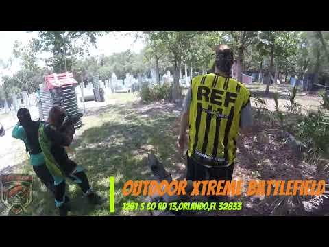 Gameplay at Outdoors Xtreme Battlefield Orlando FL