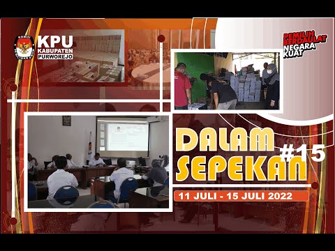 KPU Kabupaten Purworejo dalam sepekan, 11 Juli - 15 Juli 2022