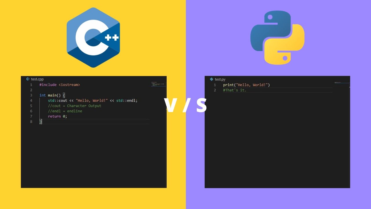 Python vs C++ code comparison | The Parenthesis