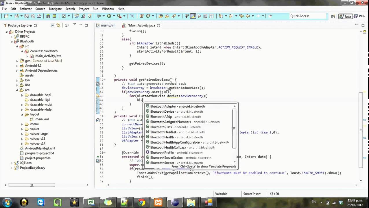 Android development Tutorial Bluetooth   4   YouTube