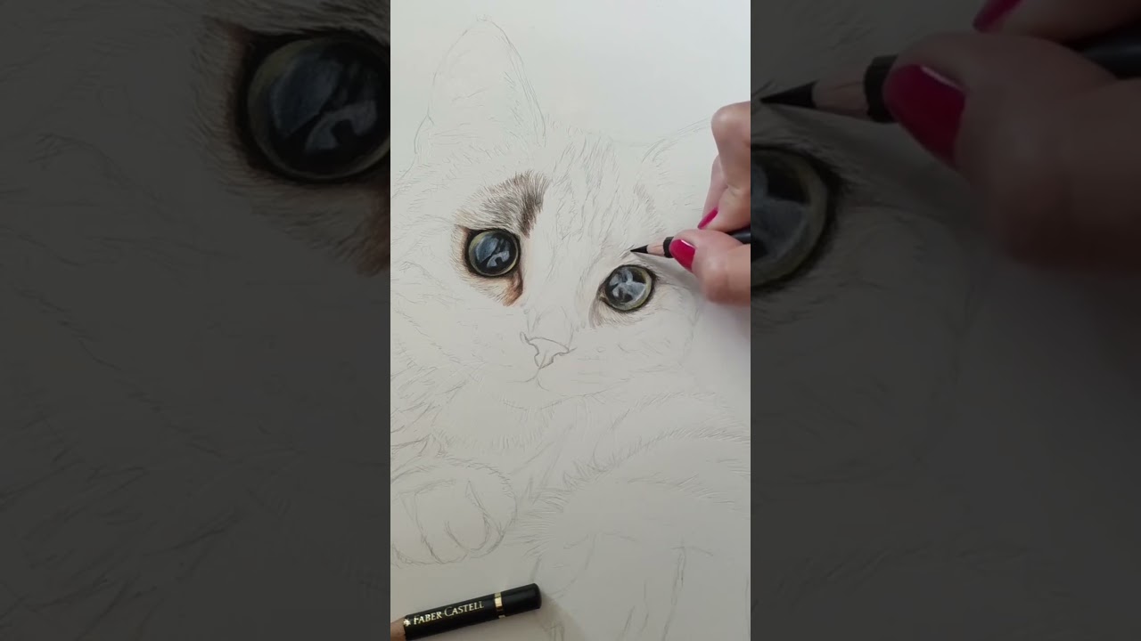 Realistic Cat Portrait – The Beginning of a Forest Adventure 🐾 | Part 1