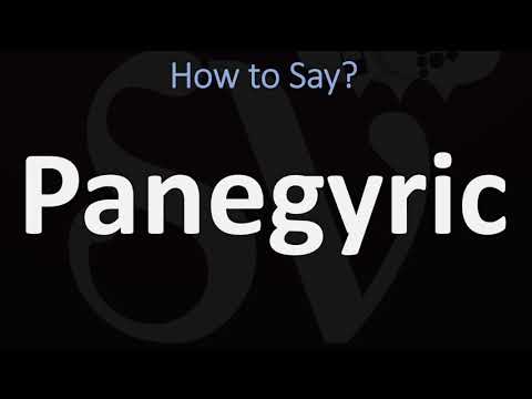 How to Pronounce Panegyric? (CORRECTLY)