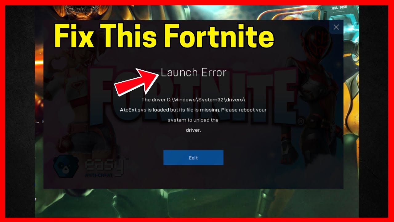 Fix Launch Error in Fortnite