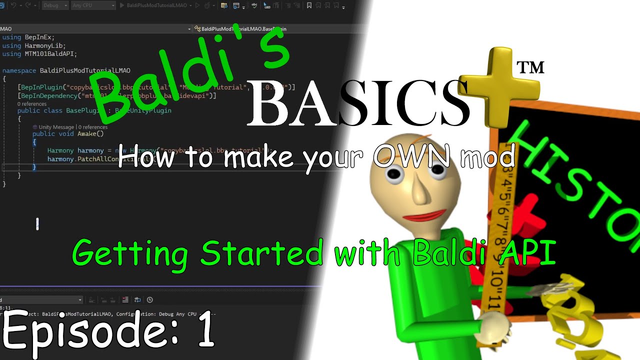 (0.9+) Getting Started with BB+ Dev API | How to make your OWN mod in BB+ (Episode 1)