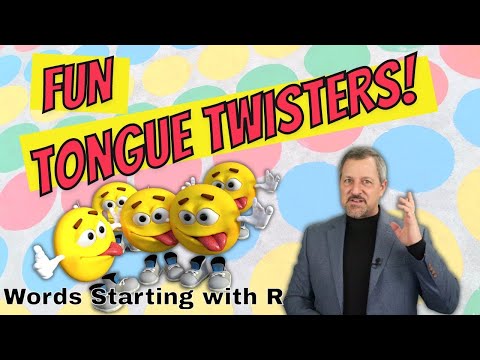 TONGUE TWISTERS in English - Words that Start with R #shorts